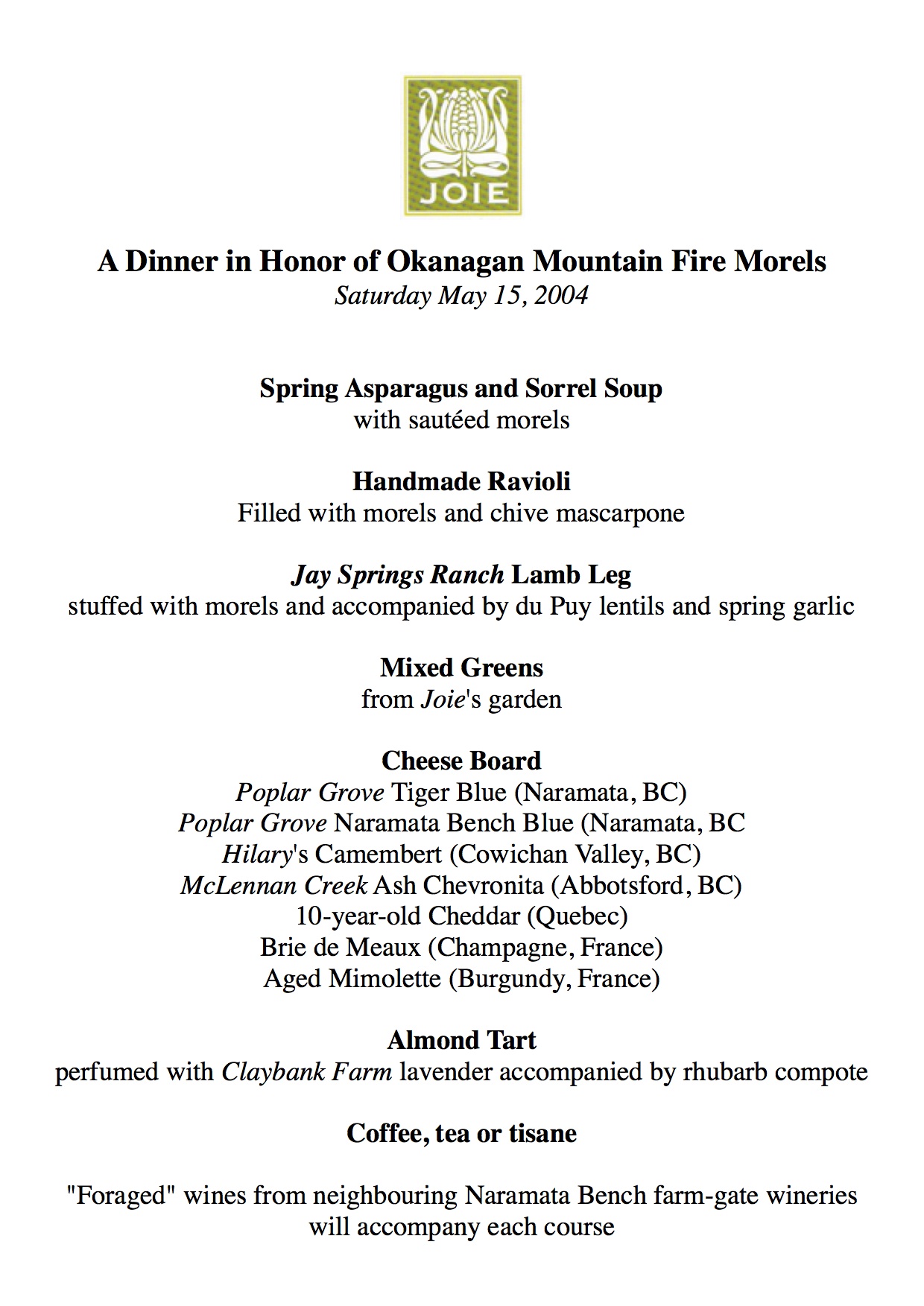 Menus from an Orchard Table review • Delicious from scratch