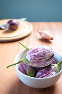 Aubergine risotto with artichokes • Delicious from scratch