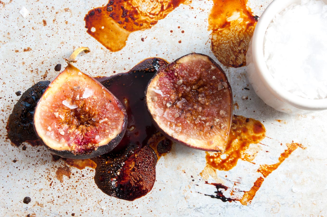 Baked figs with balsamic • Delicious from scratch