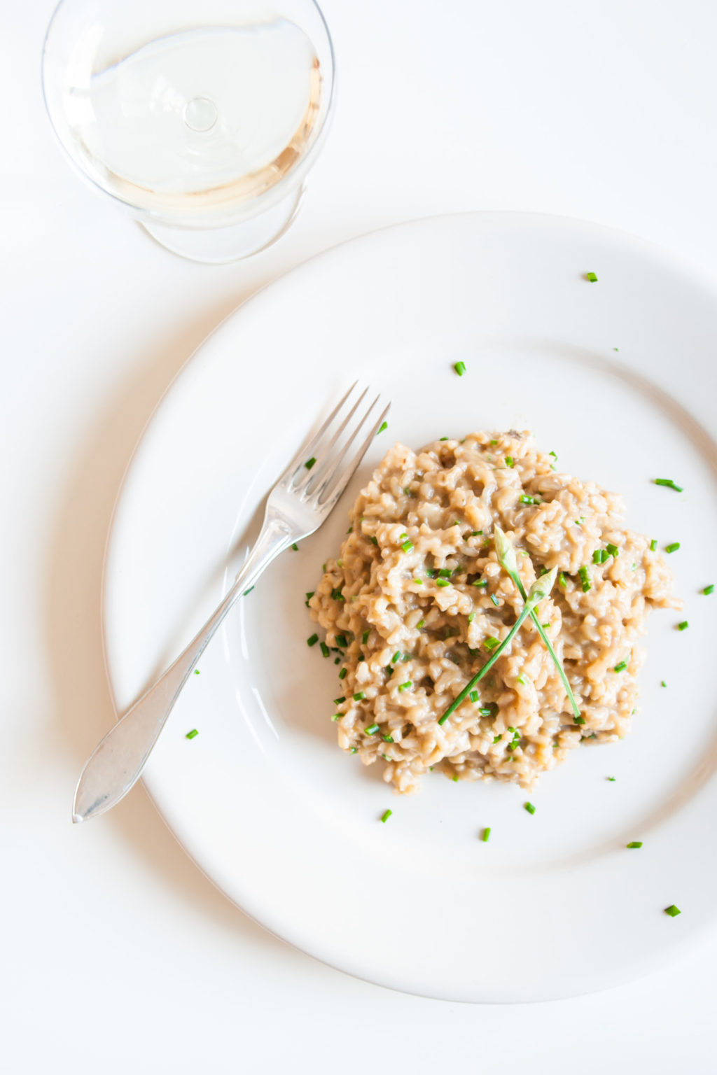 Brown rice risotto with blue cheese • Delicious from scratch