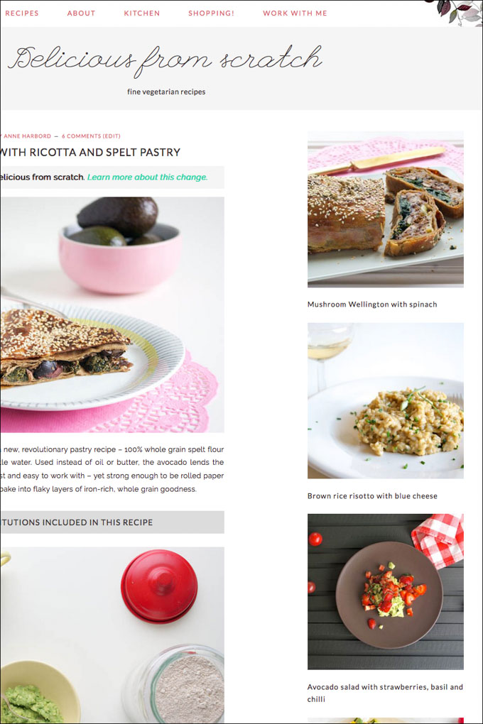 Brunch Pro theme review • Delicious from scratch