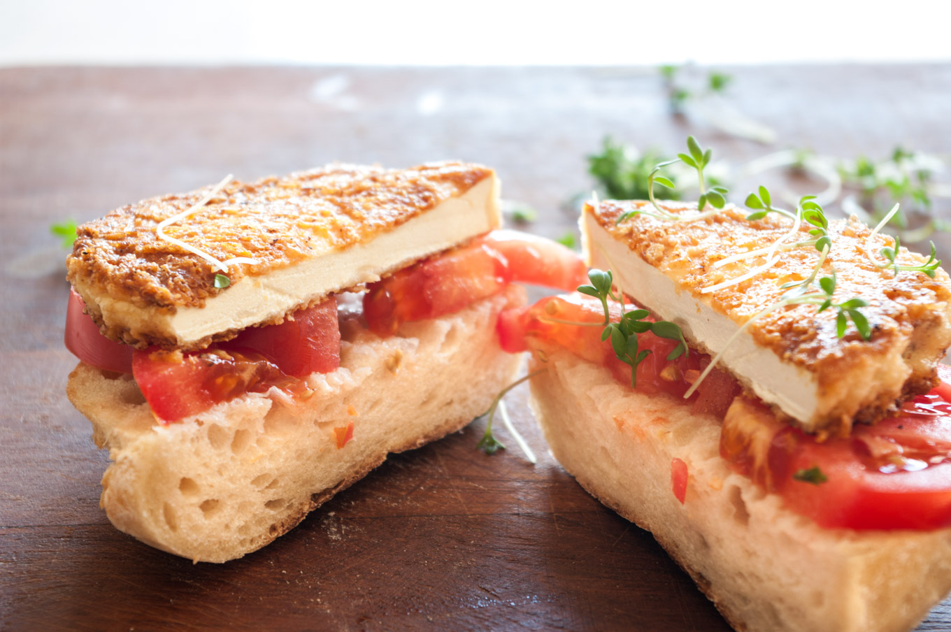 Puffball mushroom burgers • Delicious from scratch