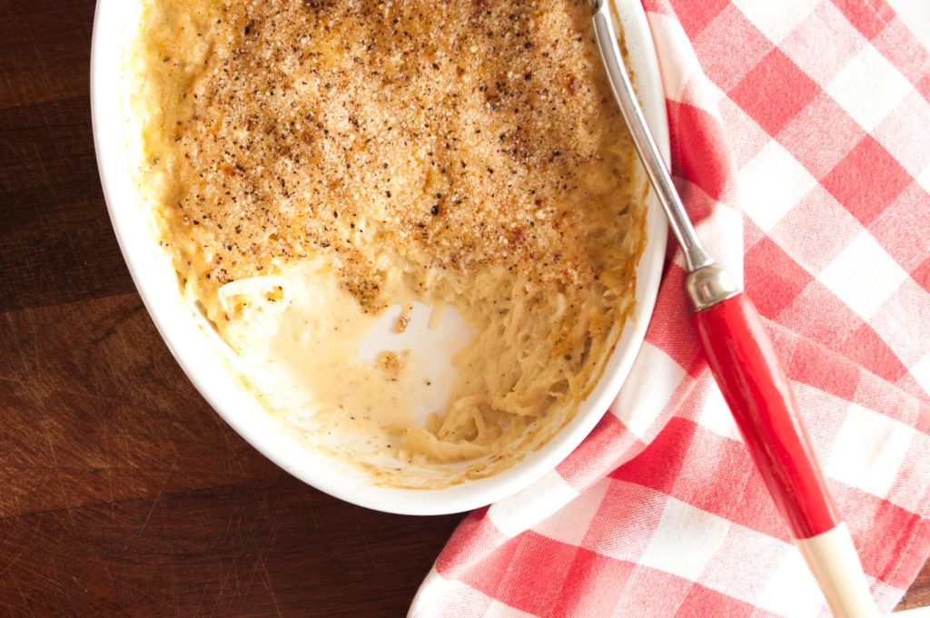 Shredded potato casserole with cheese • Delicious from scratch